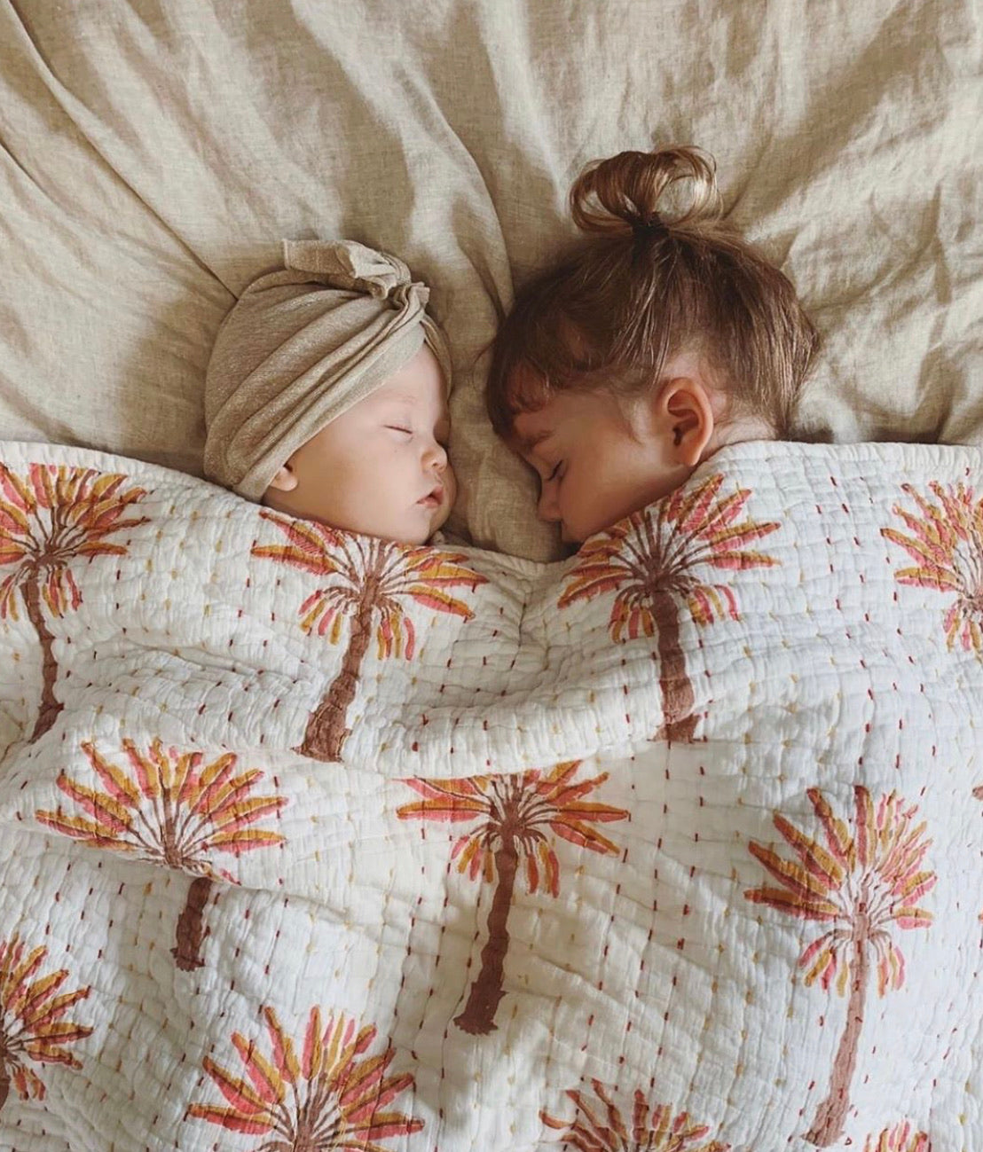 Mini Kantha- Peachy Palm – Garzie + May